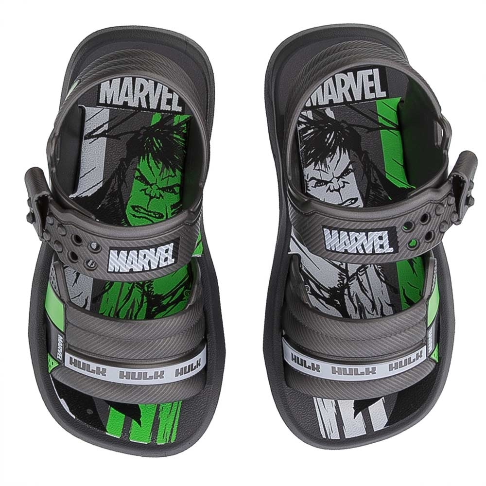 Sandália Marvel Incrível Hulk Cinza