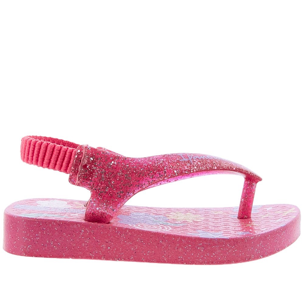 Chinelo Ipanema Brilha Baby Glitter Pink