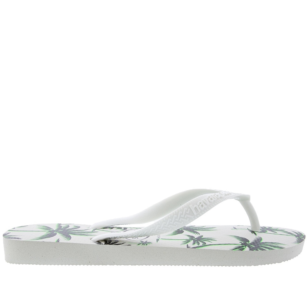 Chinelo Havaianas Aloha Floral Branco