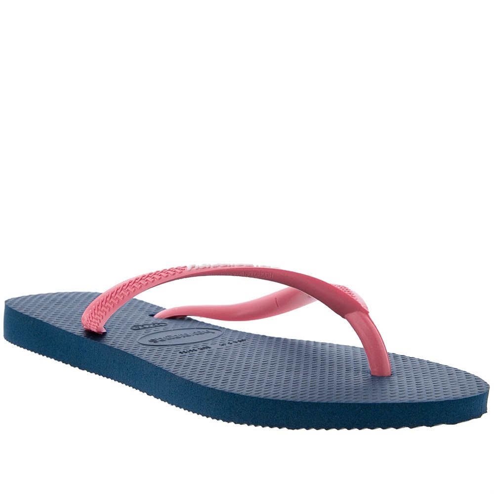 Chinelo Havaianas Slim Logo Pop-Up Pink