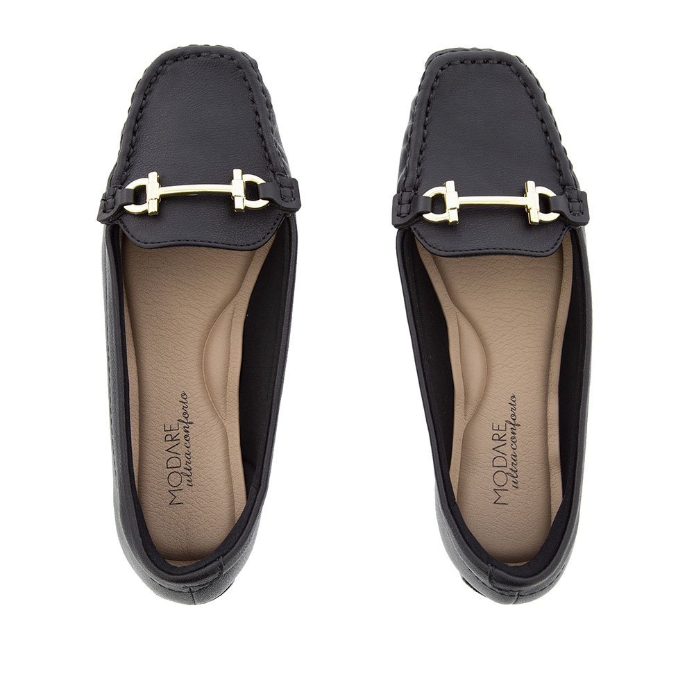 Mocassim Preto c/ Fivela Ultraconforto Modare - Studio Z