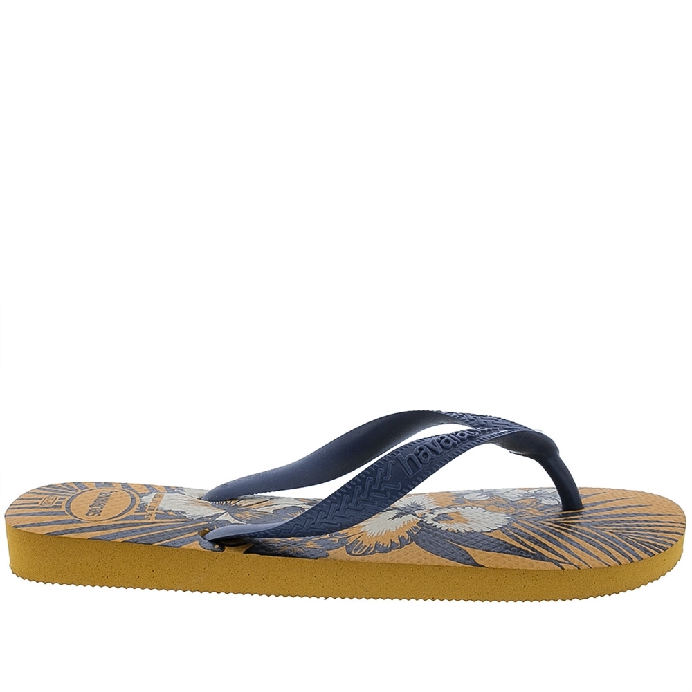 Chinelo Havaianas Aloha Flores Amarelo